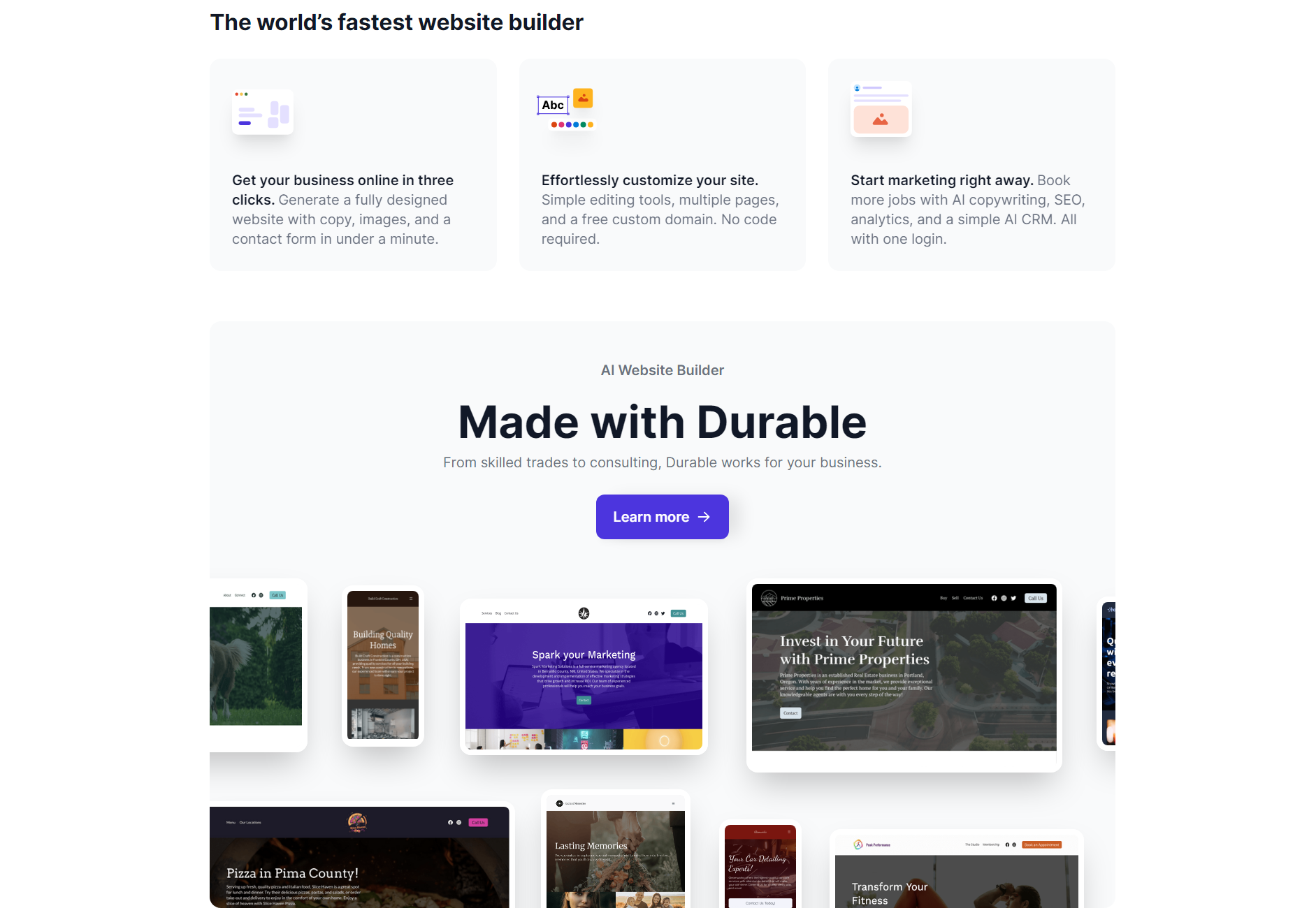 Durable vs 10Web: Choosing the Right AI Website Builder - Conor Martin
